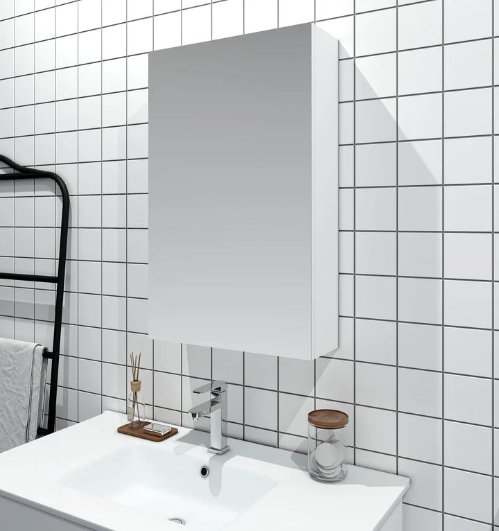 PVC Shaving Cabinet 450mm - Glossy White