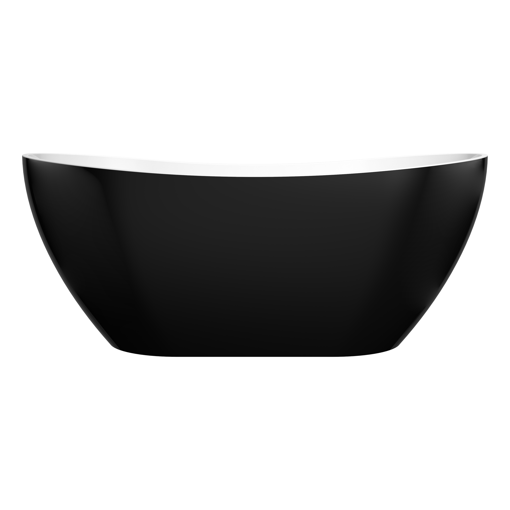 Evie Free Standing Bathtub Matt Black (Available in 1500mm and 1680mm)